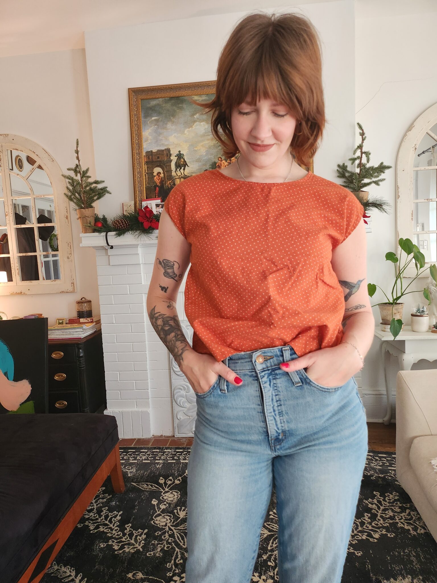 Pattern Review: All Well Box Top (and Patchwork Fabric Tutorial ...